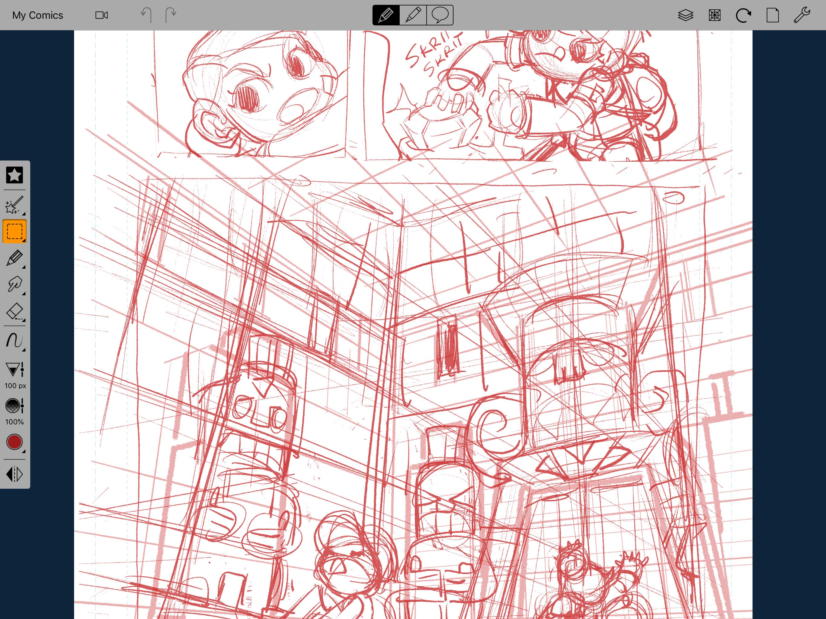 Comic Template Procreate Olaedvi