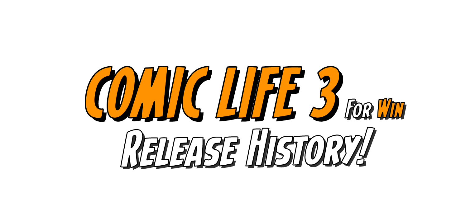 Comic Life 3 for Windows Release History | plasq.com